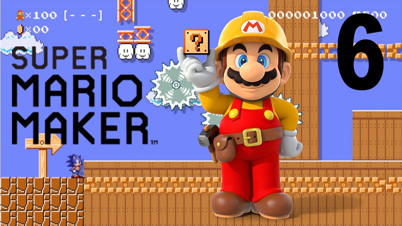 Super Mario Maker #6: 1er New Game du défi des 100 Mario (Partie 1 ...