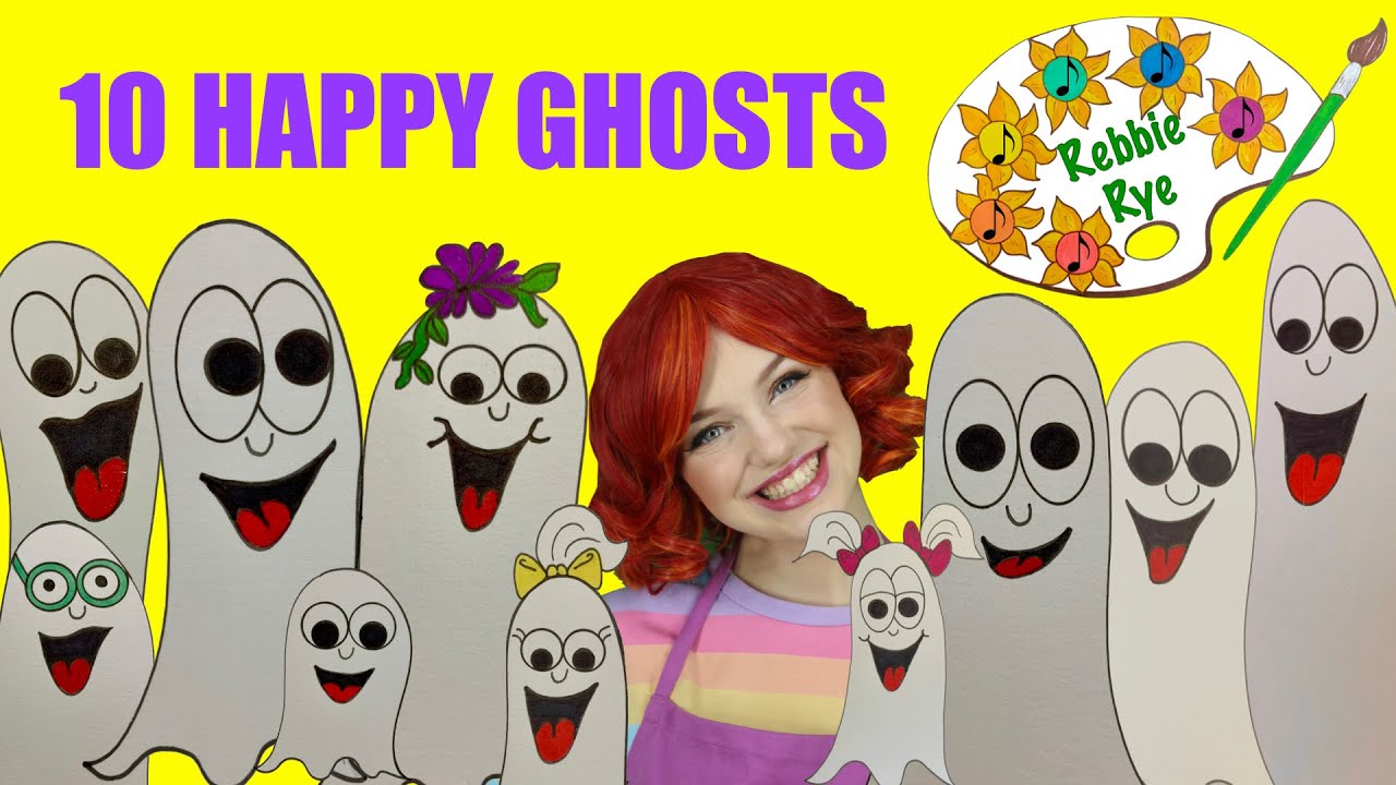 10 Happy Ghosts by Rebbie Rye - YouTube