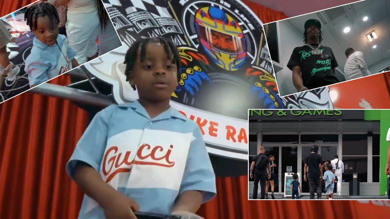 Lil Baby Throws Rival Ferrari-Themed Birthday Party For Son Jason | He ...