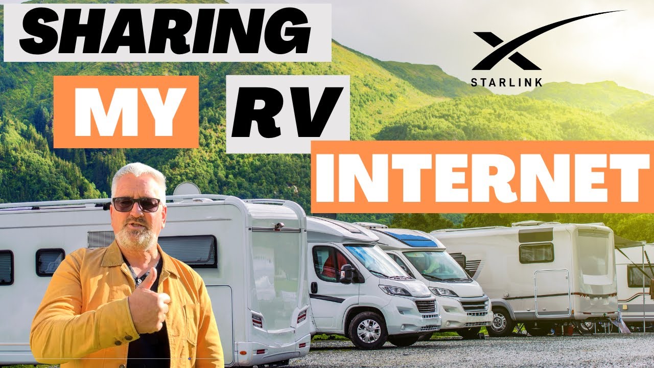 Sharing My RV Internet | Get a free Month of starlink (link in ...