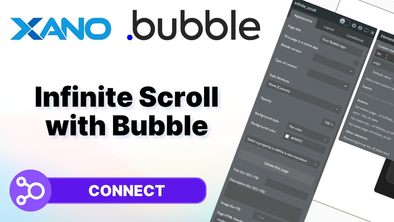 Create Infinite Scrolling with Xano and Bubble: Step-by-Step Guide - YouTube