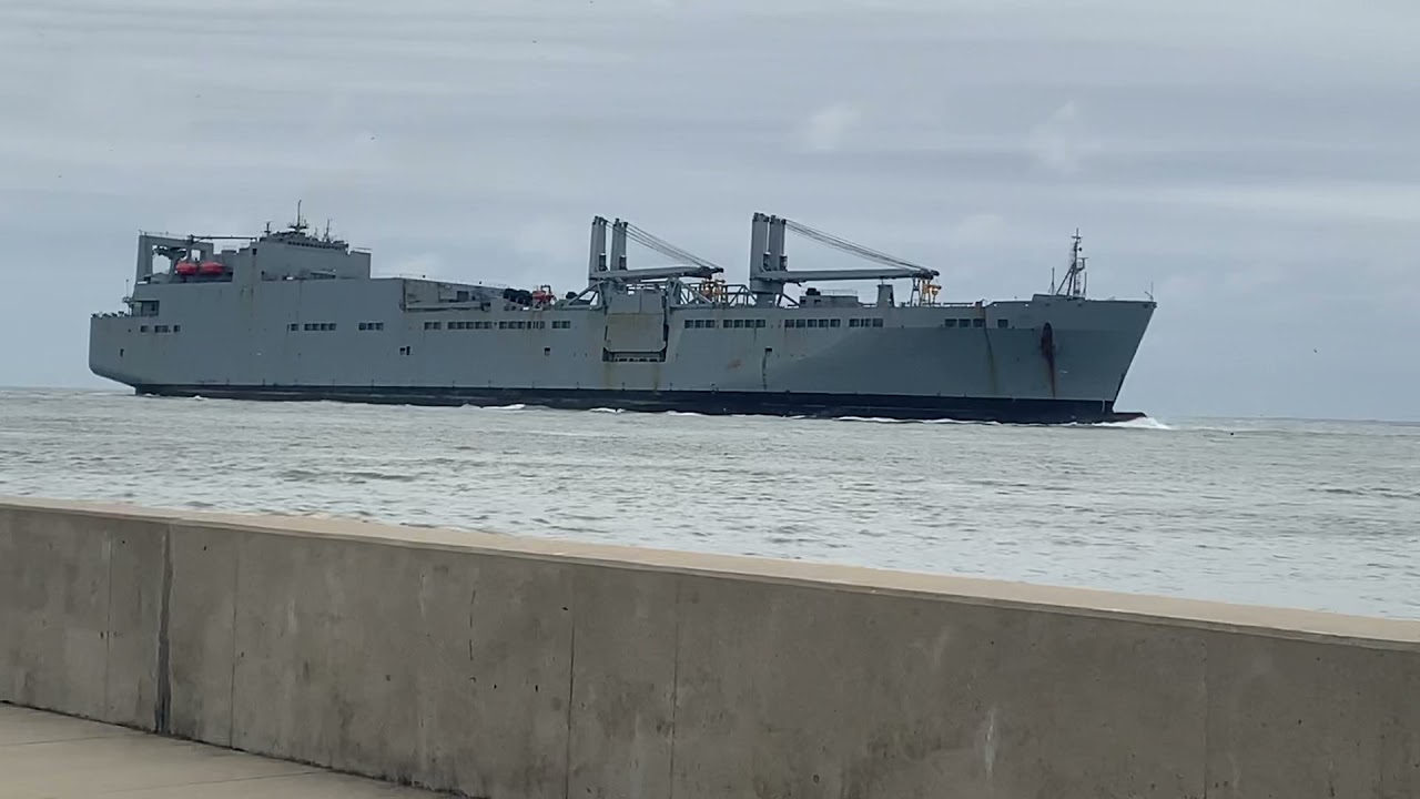 USNS Watson (T-AKR-310) Inbound - November 7, 2021 - Norfolk, Virginia ...