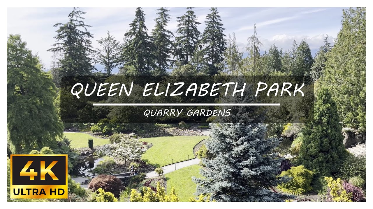 Queen Elizabeth Park Quarry Gardens Vancouver BC - Virtual Walk ...