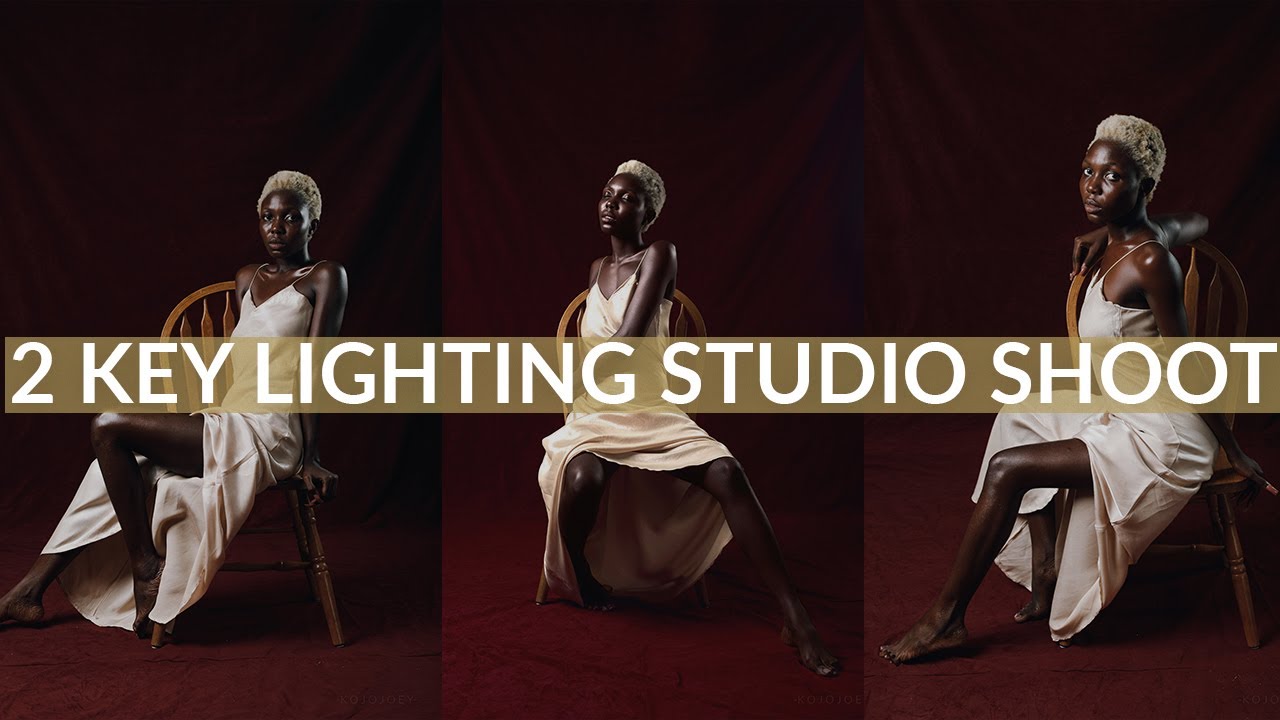 TWO KEY POINT LIGHTING SETUP FOR STUDIO SHOOT - YouTube