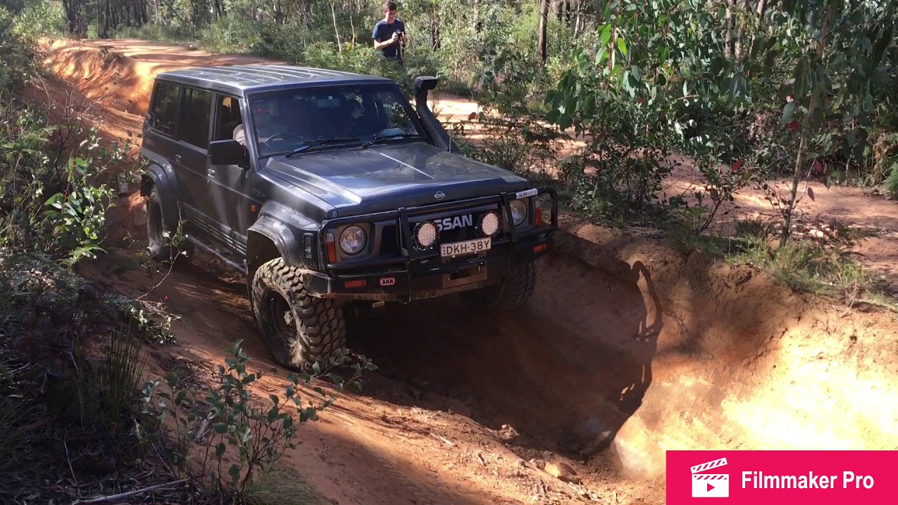 Ls1 gq Nissan patrol Lithgow four wheel driving - YouTube