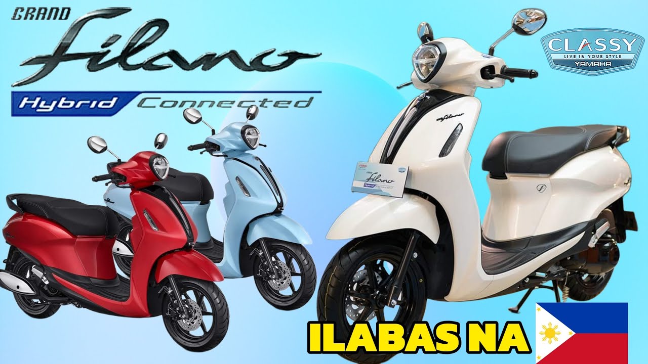 2024 New Yamaha Grand Filano 125 - Hybrid Classic Scooter , Super Ganda ...