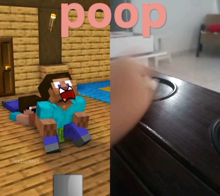 #steve #minecraft #Minecraft games # poop - YouTube