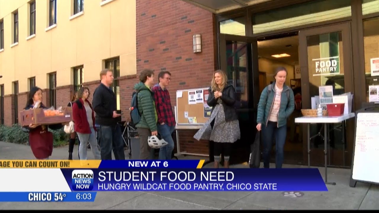 Food insecurity grows amongst Chico State students - YouTube