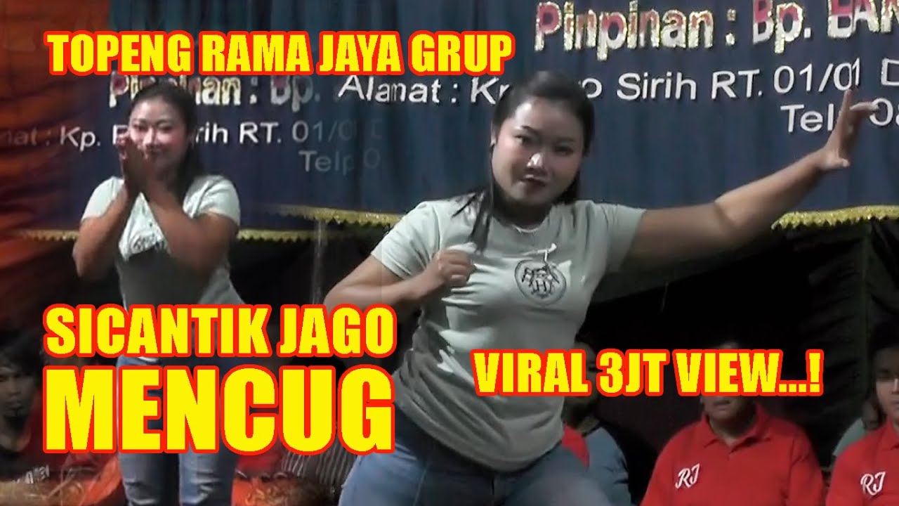 SI CANTIK JAGO MENCUG//TOPENG RAMA JAYA - YouTube