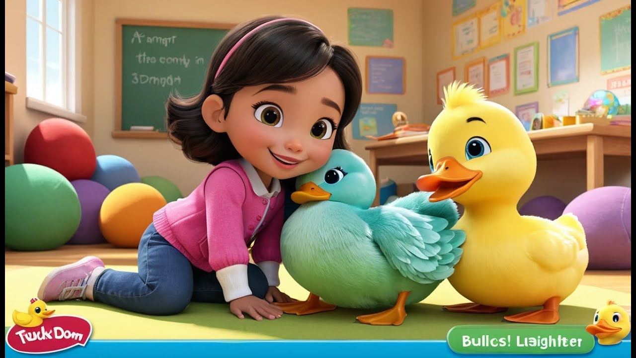 Ruby Had a Fluffy Duck | Fun Duck Song for Kids | Cute Nursery Rhyme ...