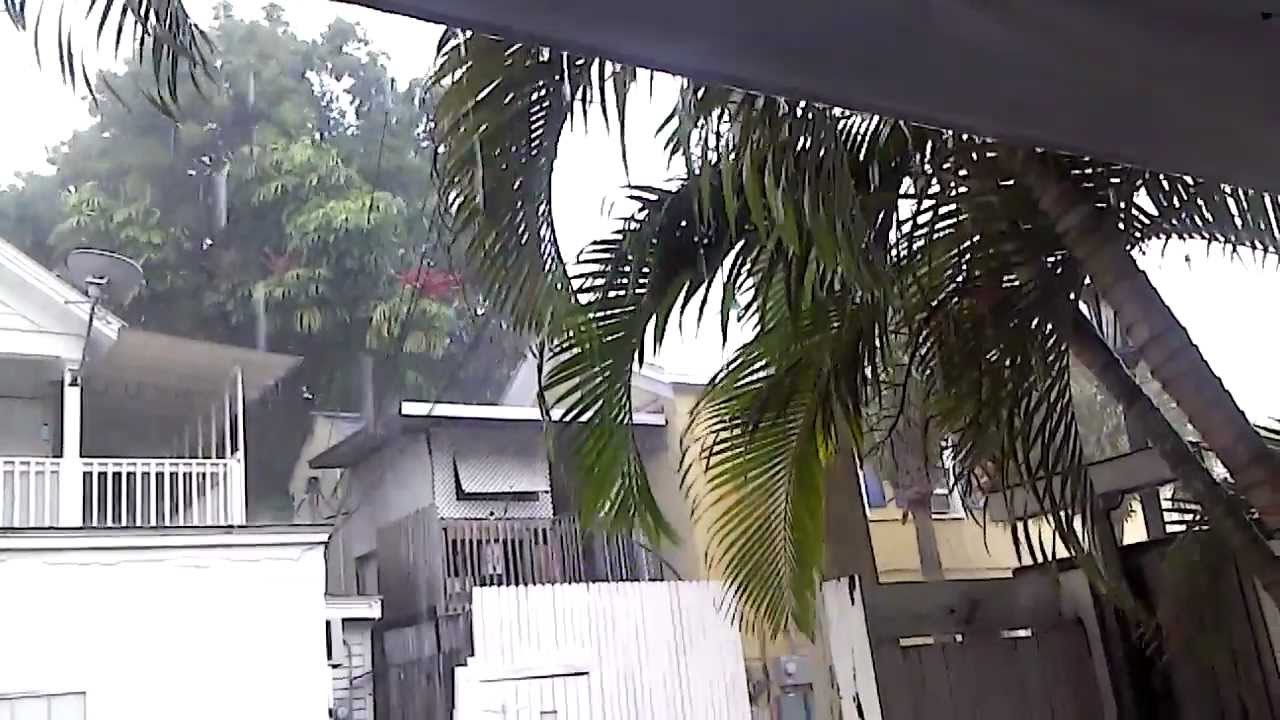 tropical rain storm footage Key West Florida - YouTube