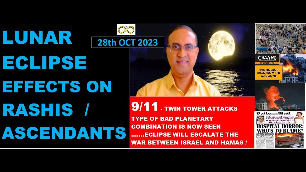 PARTIAL LUNAR ECLIPSE 28th OCT 2023 AND ITS EFFECTS ON ALL ZODIAC SIGNS ...