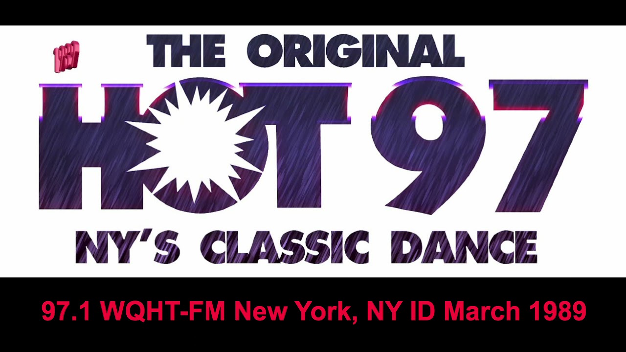 97.1 WQHT-FM "Hot 97" New York, NY ID March 1989 - YouTube