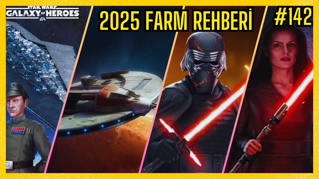 2025 F2P Farm Guide ! I Star Wars Galaxy of Heroes I SWGOH I #142 - YouTube