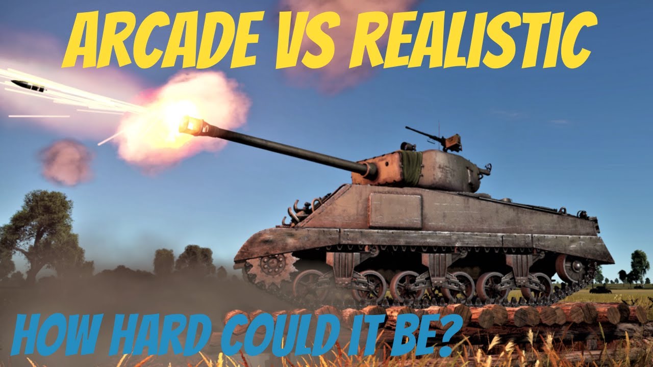 4K UHD-War Thunder Tanks-Arcade Player in Realistic Battle-How Hard ...