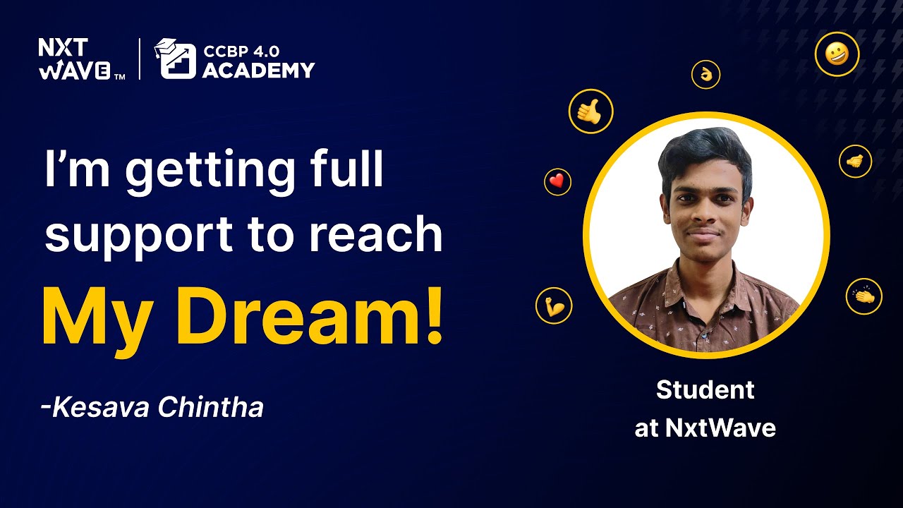 NxtWave Academy is giving me the skills to become a Full Stack ...