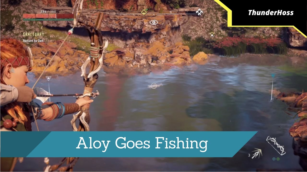 Horizon Zero Dawn - Aloy Goes Fishing - YouTube
