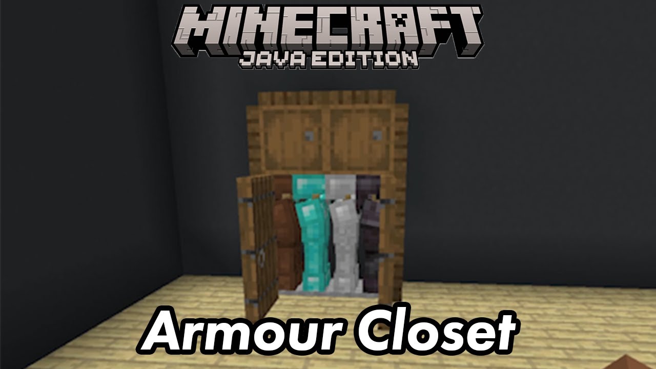 How To Make Armour Closet Build - BEDROOM Build Hacks & Designs in ...