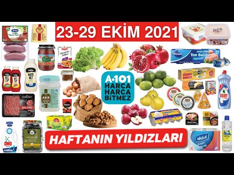 A101 HAFTANIN YILDIZLARI ✅| 23-29 EKİM 2021 | A101 İNDİRİMLERİ | GIDA TEMİZLİK | A101 Aktüel