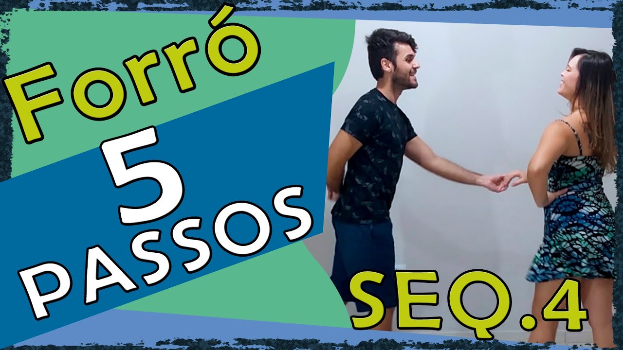 5 passos de forró em sequência 👞 - Sequência básica 4 - YouTube