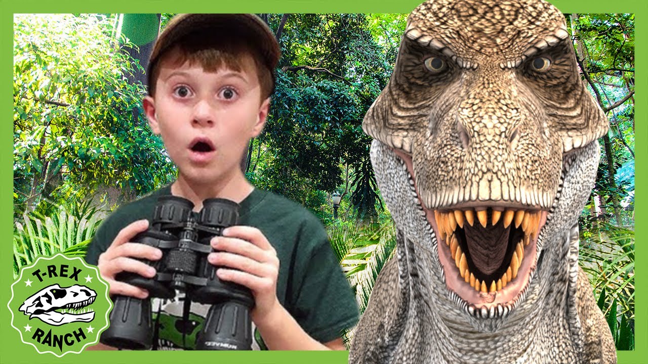 Dinosaurs & Park Rangers Face Off! T-Rex Ranch Jurassic Dinosaurs for ...