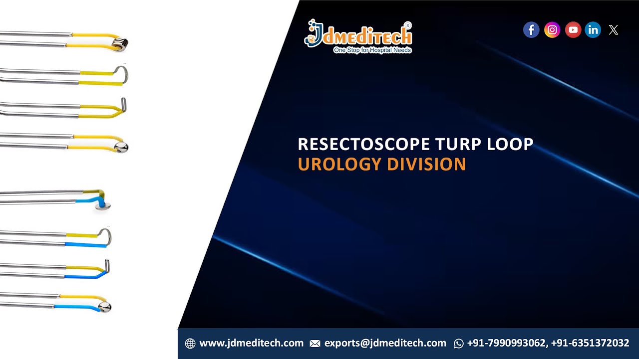 Resectoscope TURP Loop | TURP Loop | Jdmeditech india - YouTube