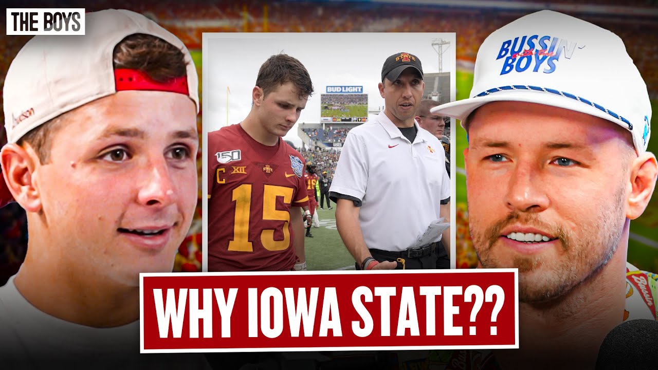 Brock Purdy On Why He Chose Iowa State For College Football | Bussin ...