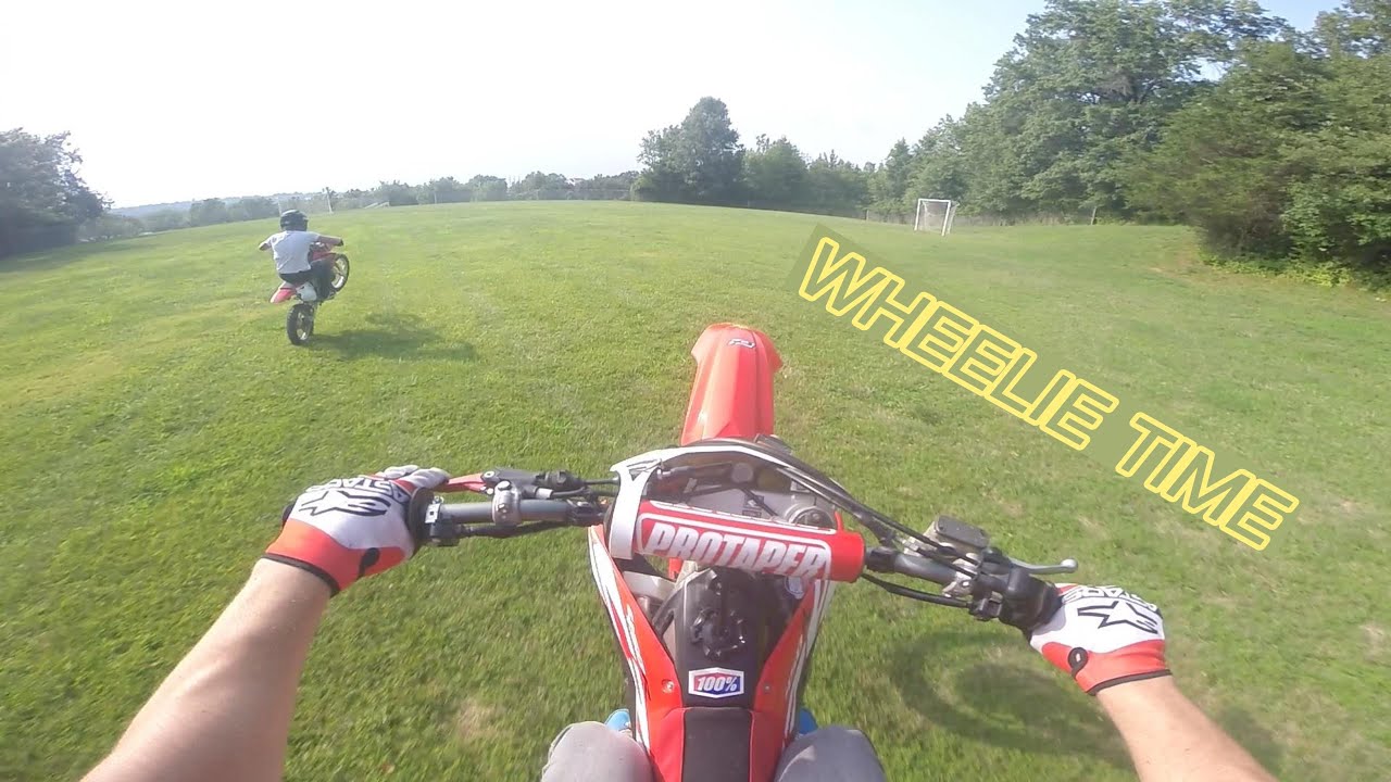 Street Riding CRF450R & CR85 - YouTube