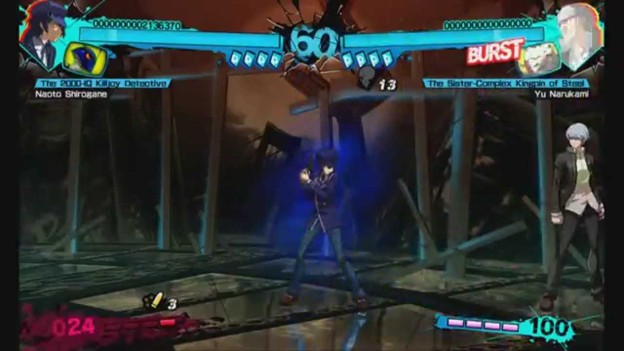 P4AU: Shadow Naoto Combos and Setups - YouTube