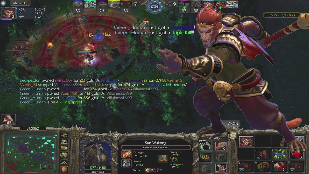 Monkey King vs. Tusk and Mortred | Gameplay 3 | (1080p60) HD | Let's Go ...