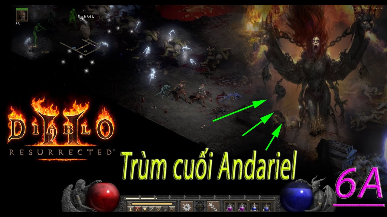 Diablo2 Resurrected : Amazon vs Andariel - D2r - GamePlay - Diablo2 Mod ...