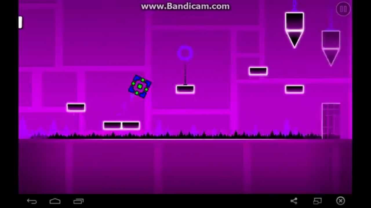 Let's Play Geometry Dash Level 6 Can't Let Go - YouTube