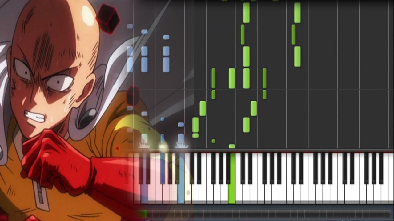 【Recreated】One Punch Man [ ワンパンマン] OST - Saitama Main Theme (Piano ...