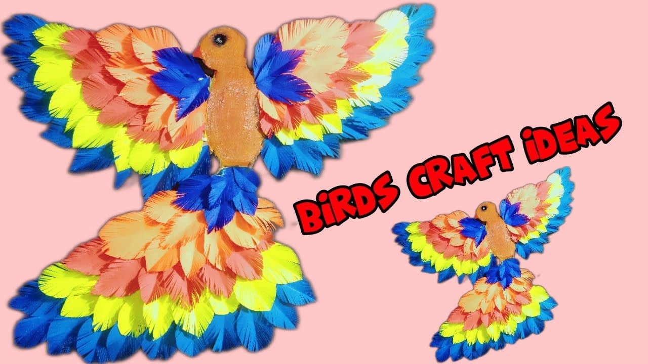Simple birds wall hanging | using cardboard | paper craft for home ...