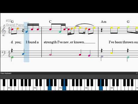 Praying by Kesha - Easy piano tutorials with sheetmusic - YouTube