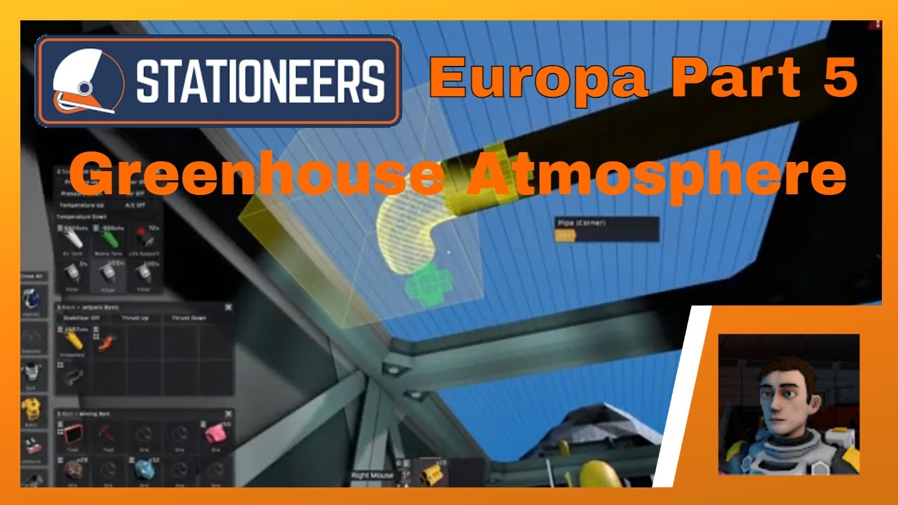 Stationeers Europa Playthrough Part 5: Greenhouse Atmosphere - YouTube