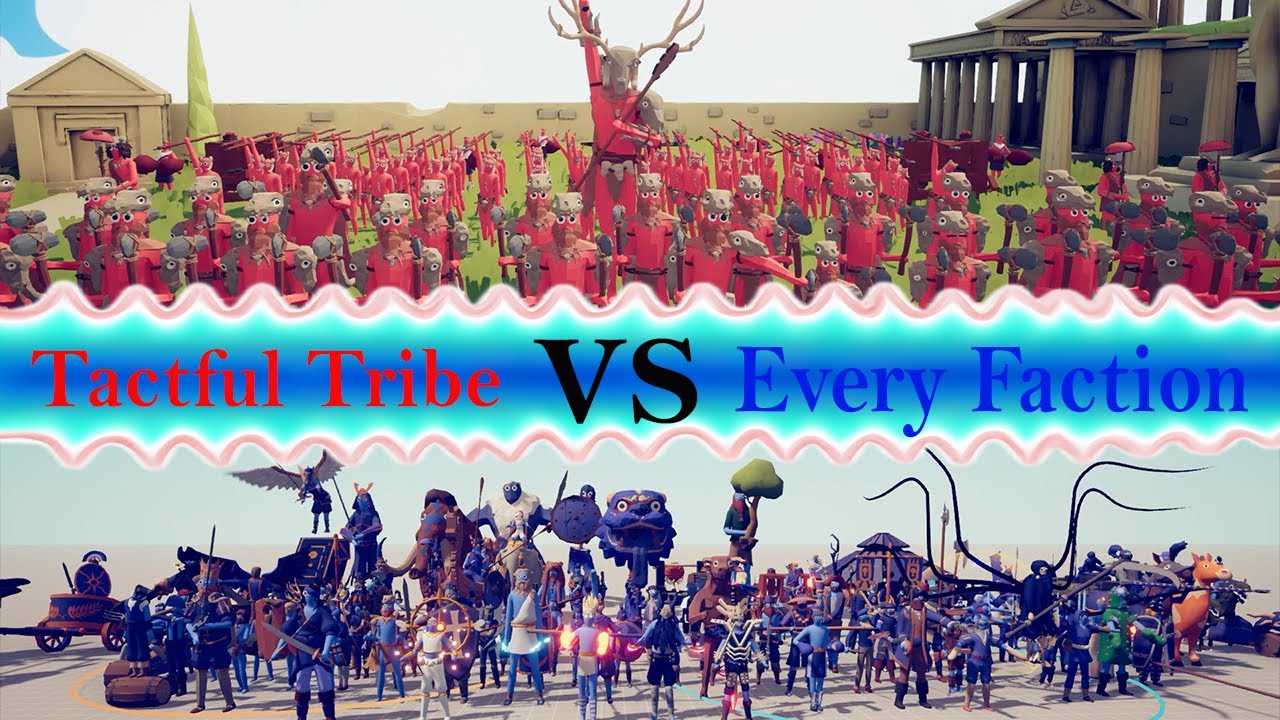 Tactful Tribe VS Every Faction - TABS - YouTube