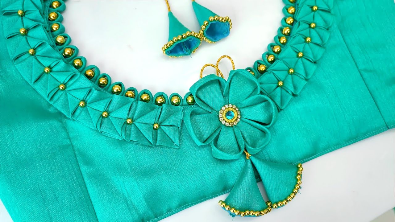 Simple and Easy Blouses Design Back Neck||Blouse||stitching blouse ...