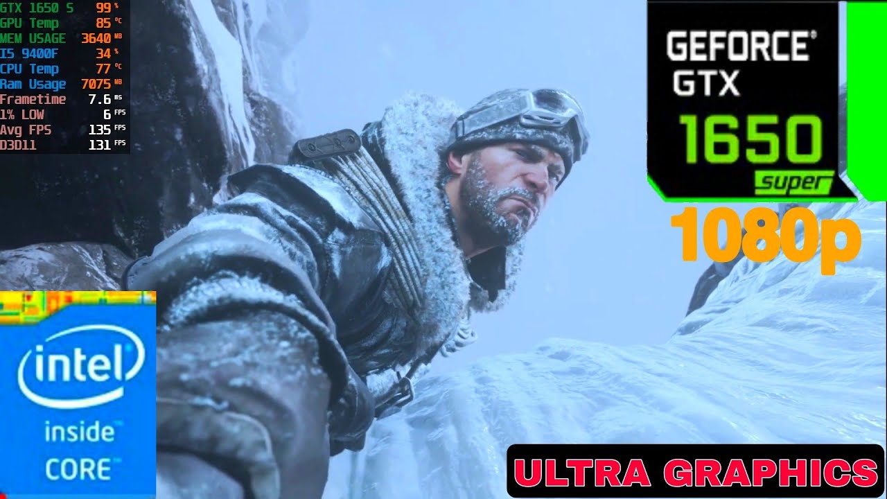 Call Of Duty Modern Warfare 2 CR 1650 Super + I5 9400F Ultra Settings ...