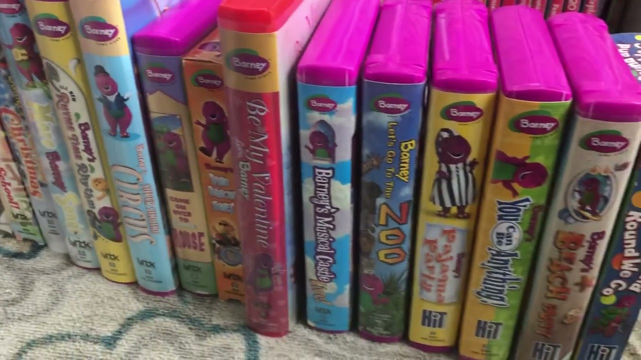 My Classic Barney Home Video Collection - YouTube