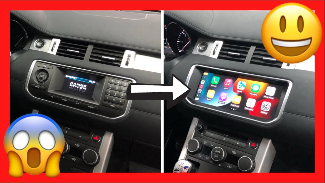 Instalar PANTALLA Android 10” RANGE ROVER EVOQUE 👍 - YouTube