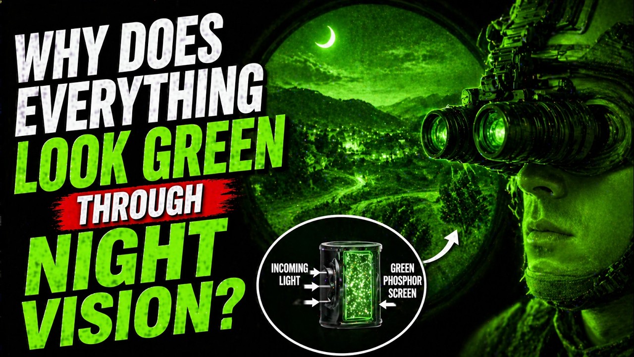 Why Does Everything Look Green Through Night Vision? - YouTube