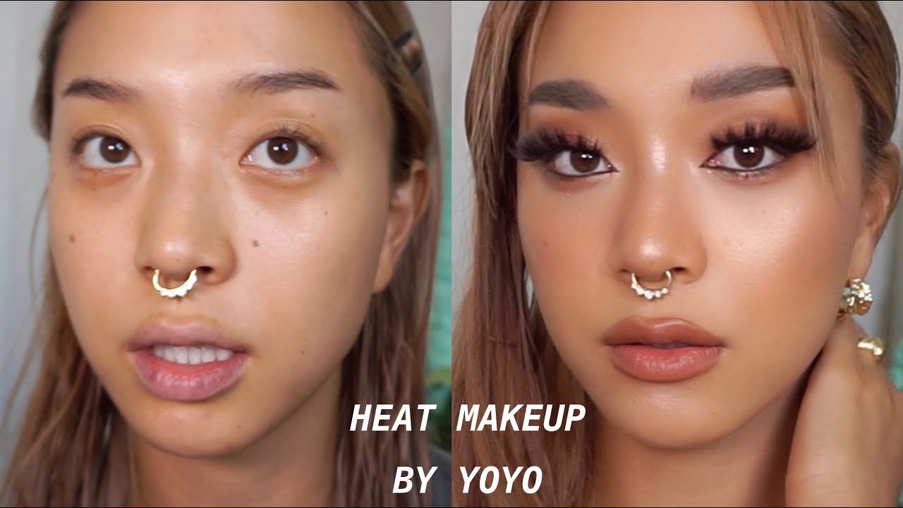 Fall mood/Heat Makeup - YouTube