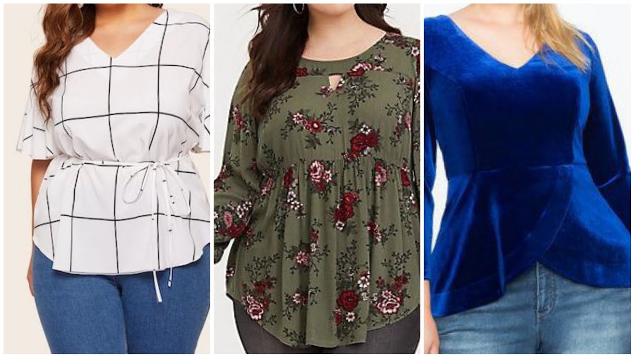 best of best top design for ladies of plus size blouse fashion ideas ...