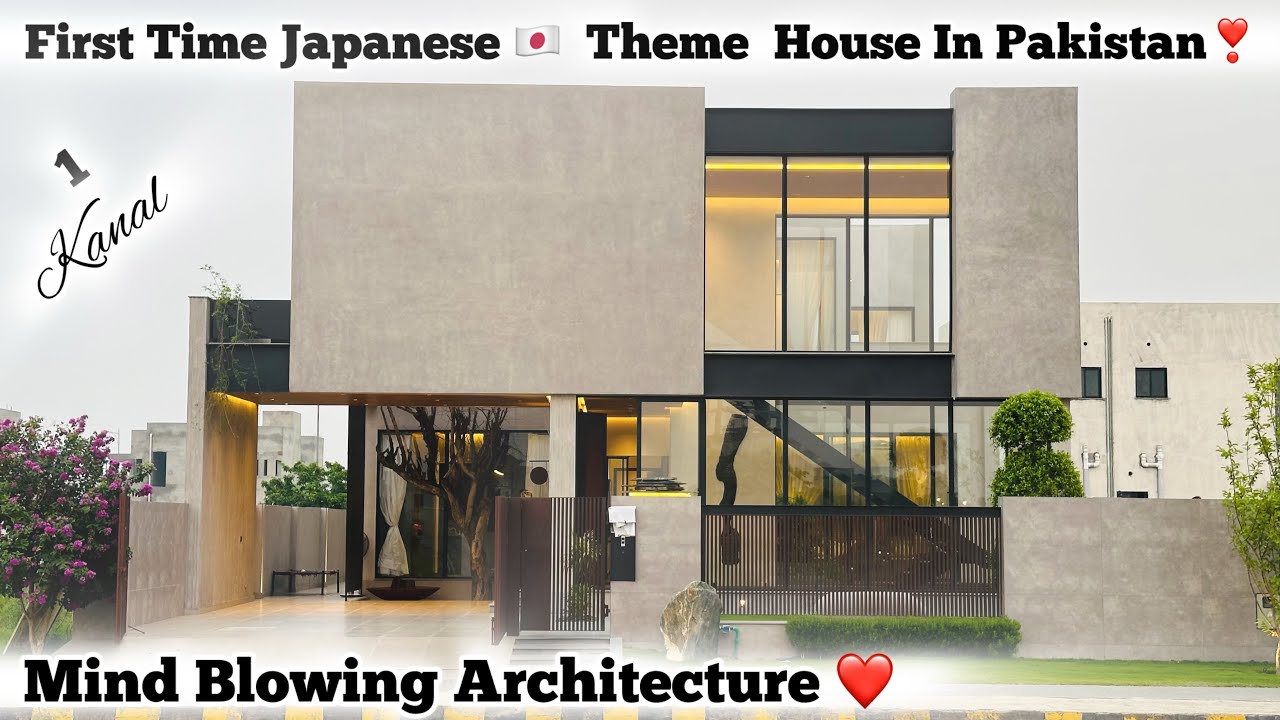 1 Kanal Architecture Japanese Theme Fully Furnished & Basement House In ...