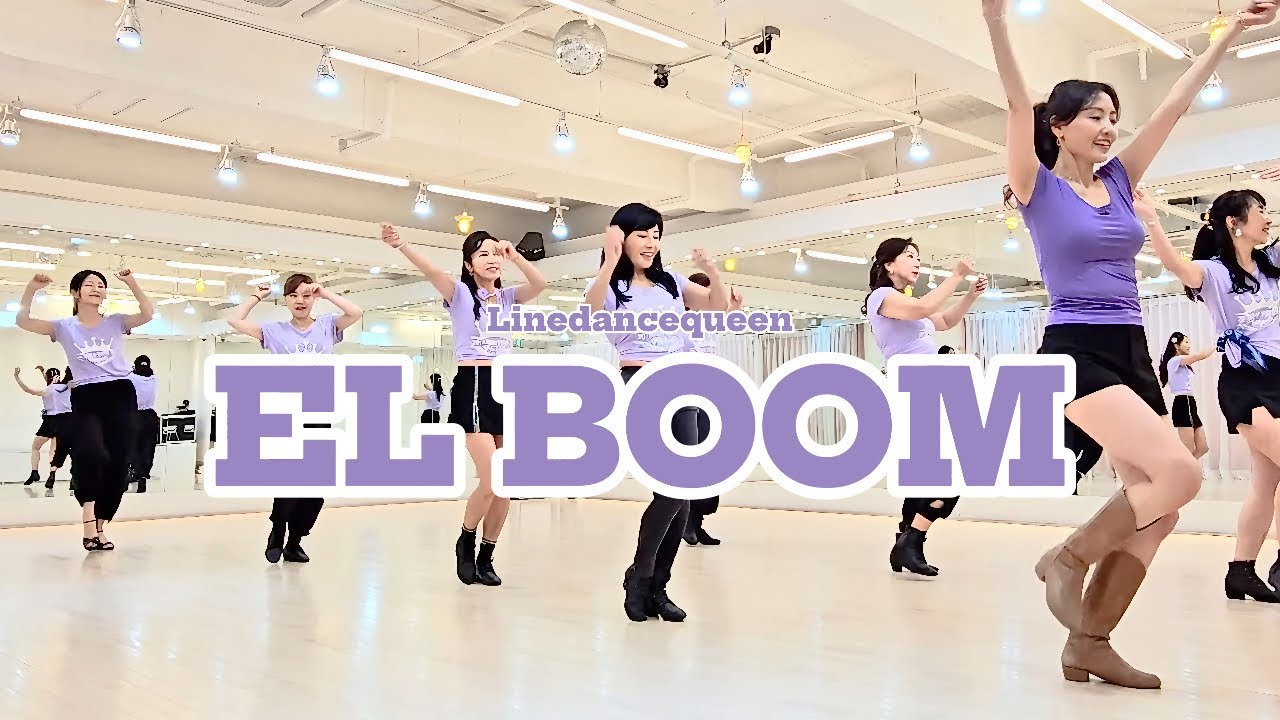 EL BOOM Line Dance l Beginner l 엘 붐 라인댄스 l Linedancequeen l Junghye ...