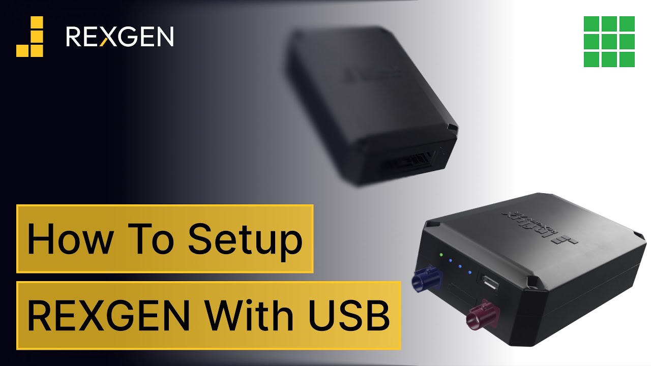 Setting up REXGEN with USB - YouTube