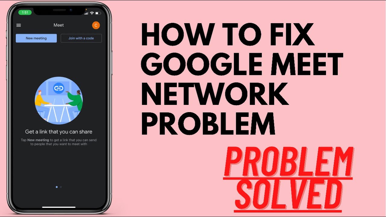 How To Fix Google Meet Network Problem - YouTube
