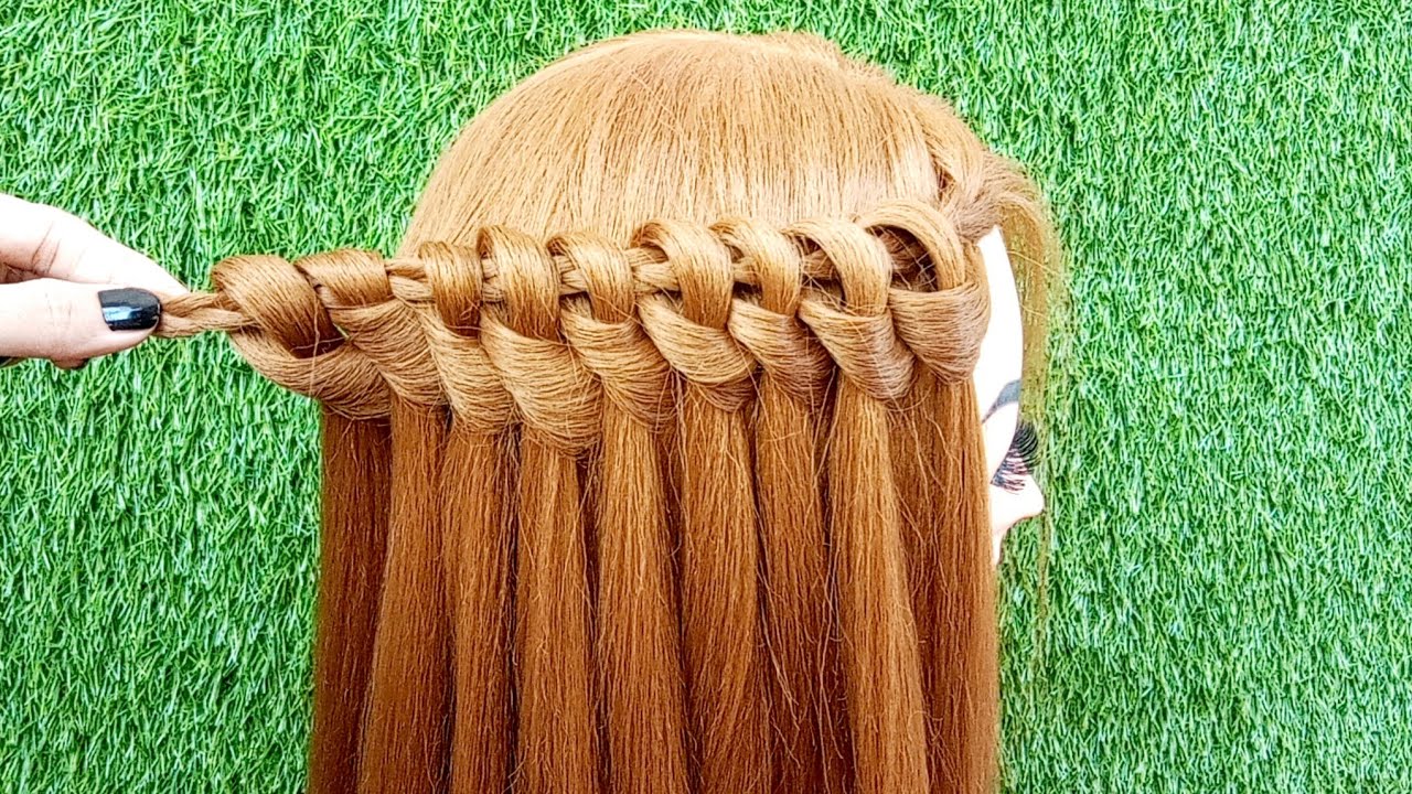 Simple Beautiful Hairstyle For Party /Function |Hairstyle Girl Simple ...