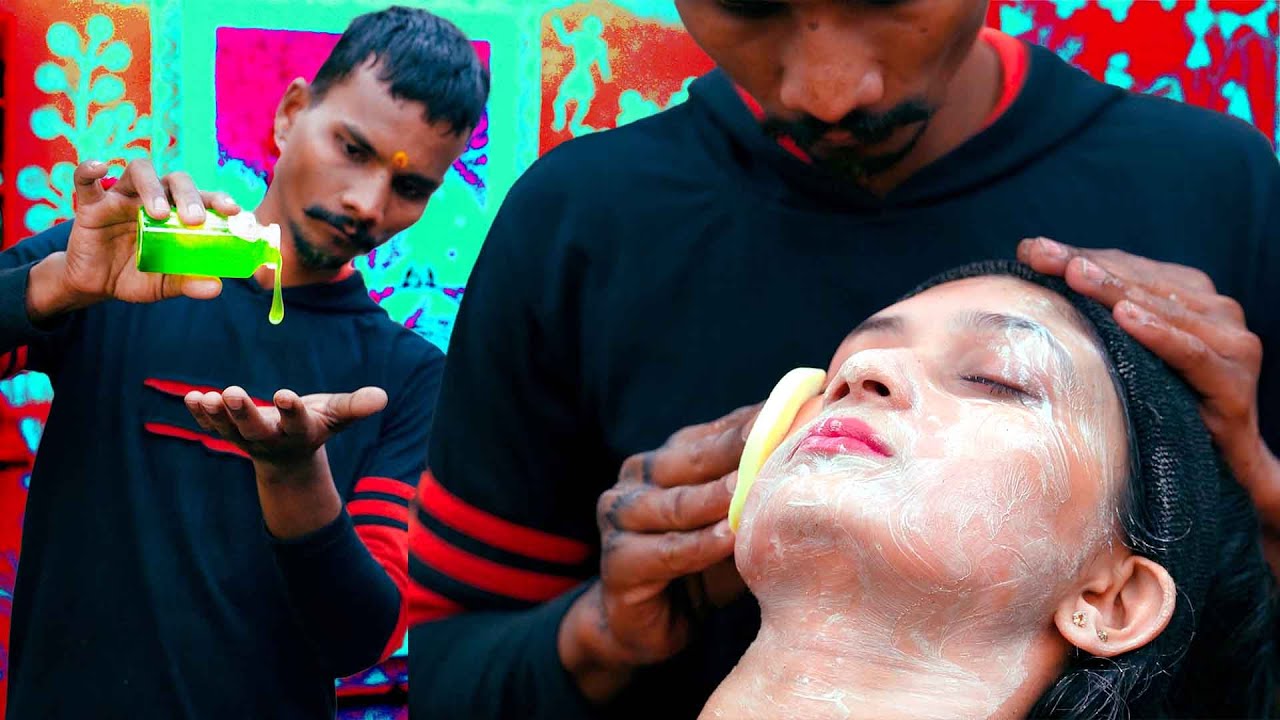 Ultimate ASMR Face Massage & Lotion Treatment - YouTube